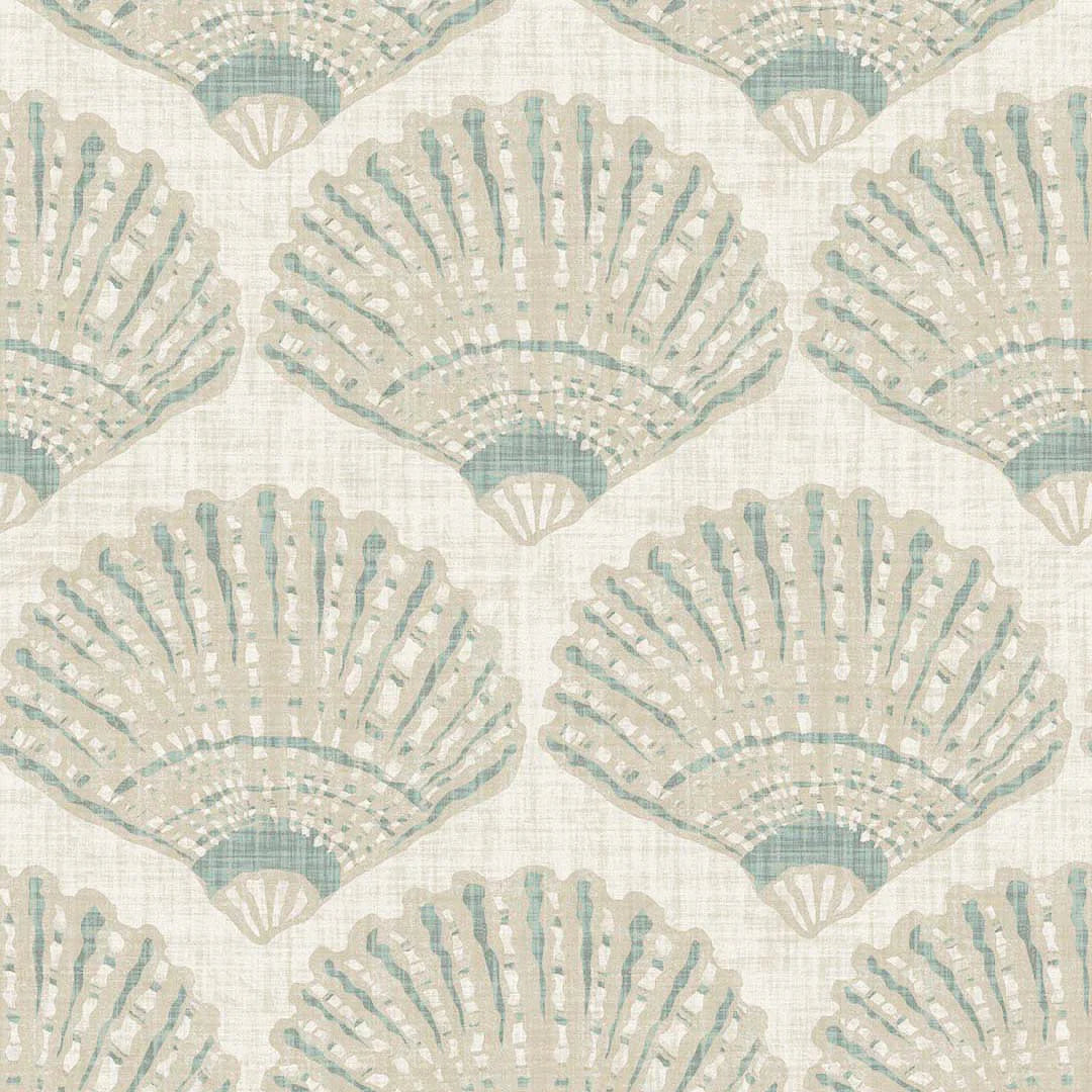 Beachcomber Wallpaper in Sand – Lucie Annabel