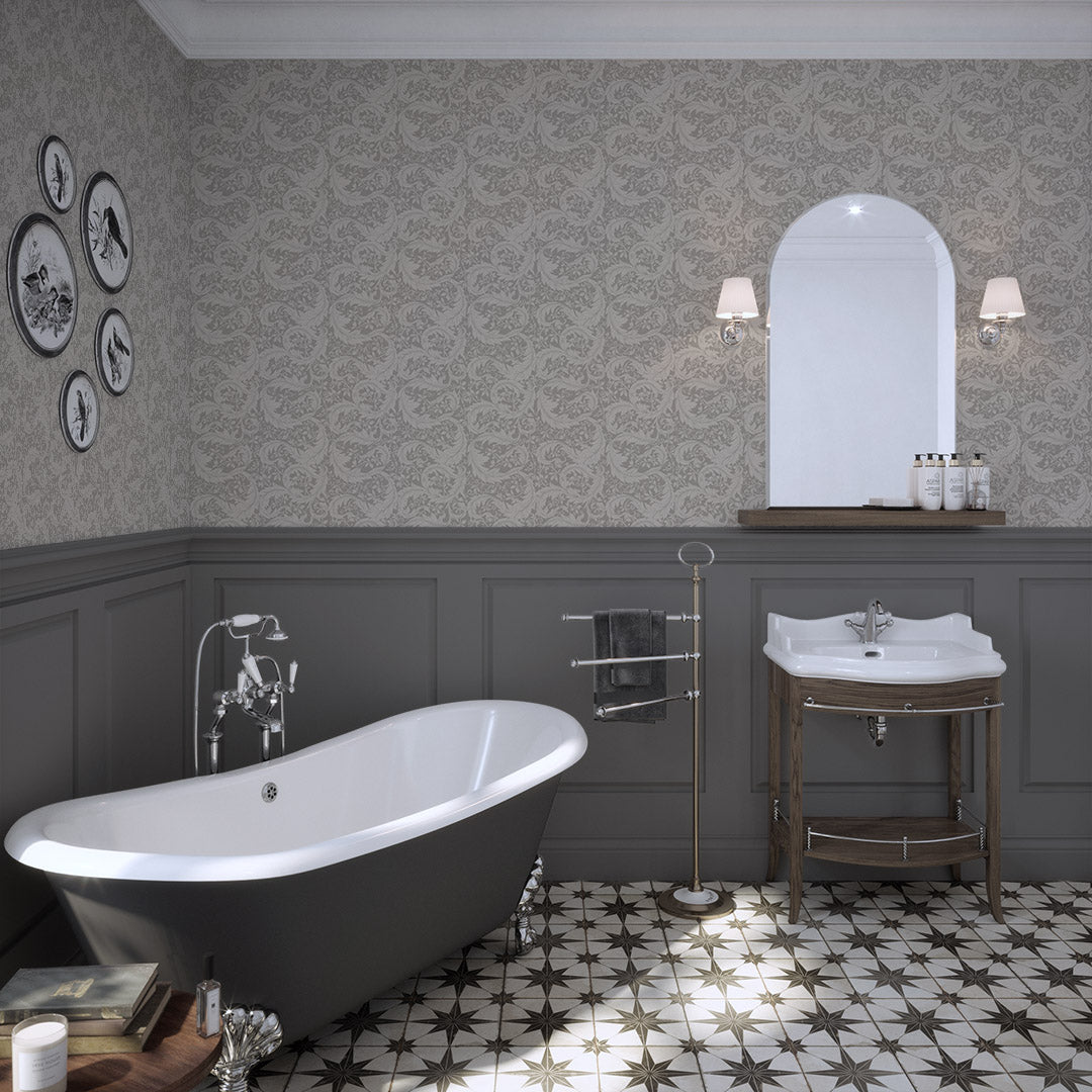 Enchanted Leaf Wallpaper in Earl Grey – Lucie Annabel