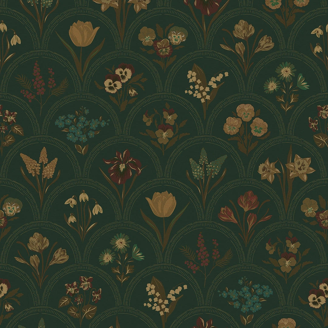 victorian flowers background