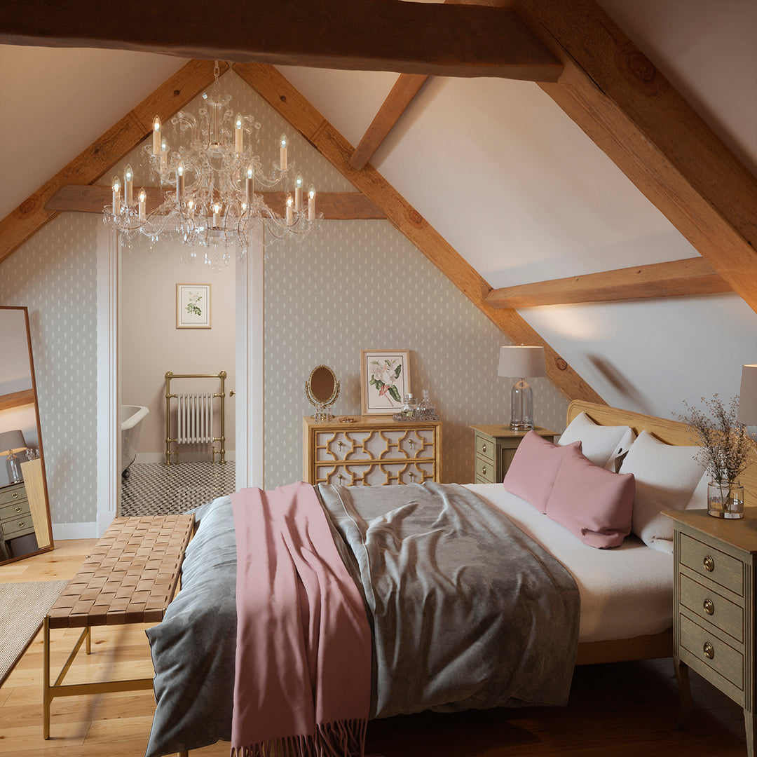 Rowan Wallpaper in Griege – Lucie Annabel